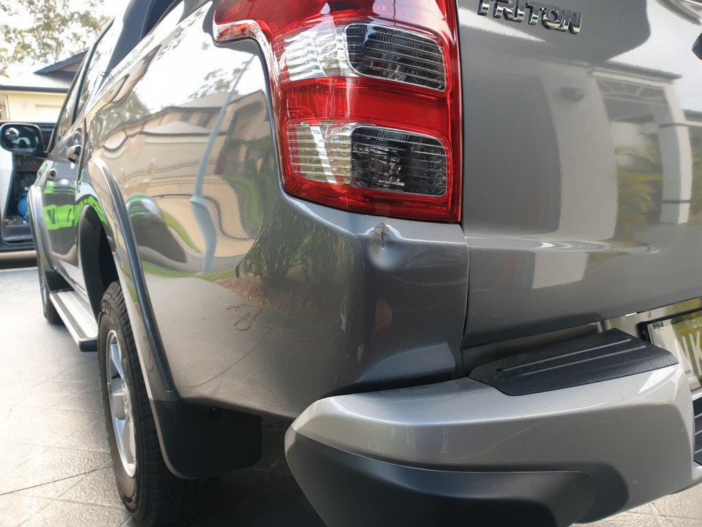 Mitsubishi Triton Qtr panel repair - GC Auto Obsession